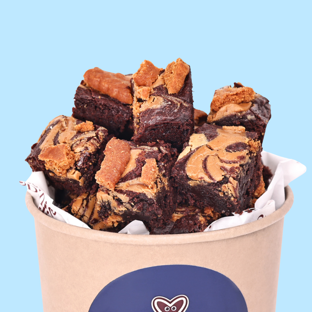 Biscoff Brownies - Mini Bites – Brownie Darling
