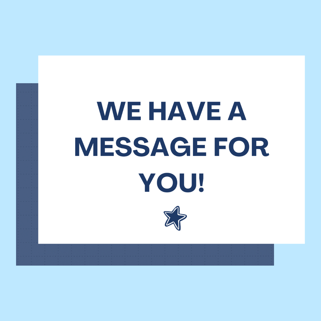 Custom Message Card – Brownie Darling