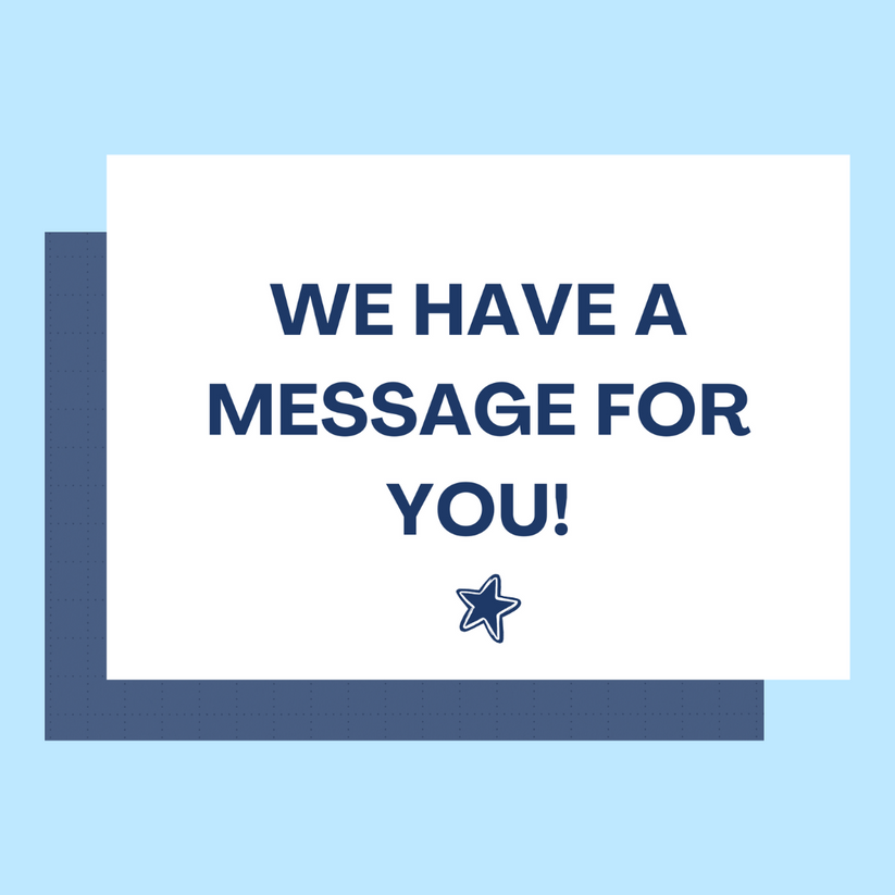 Custom Message Card – Brownie Darling